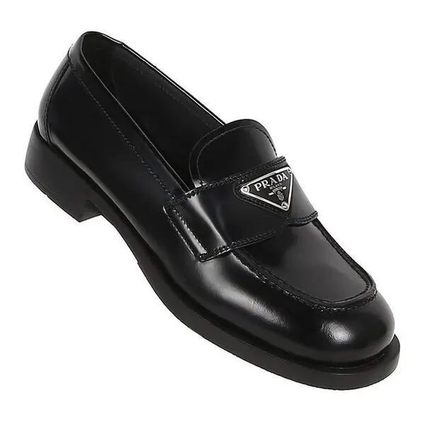 Prada Round-toe Loafers - Black