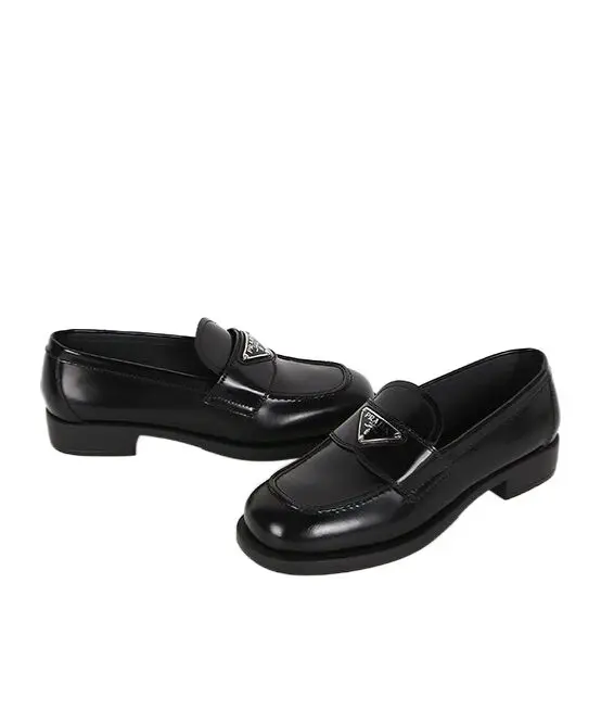 Prada Round-toe Loafers - Black