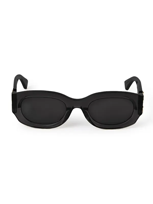 Off-White Oval Frame Sunglasses - Black