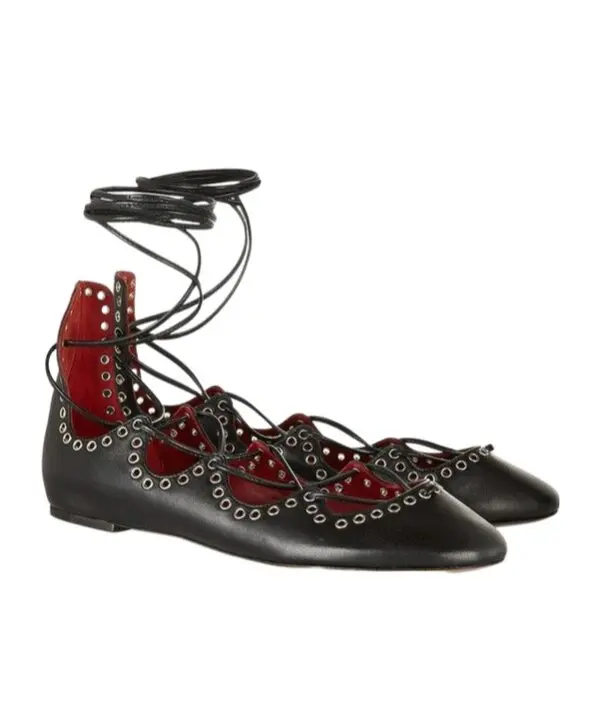 Isabel Marant Étoile Leo Lace-up Flat Sandals