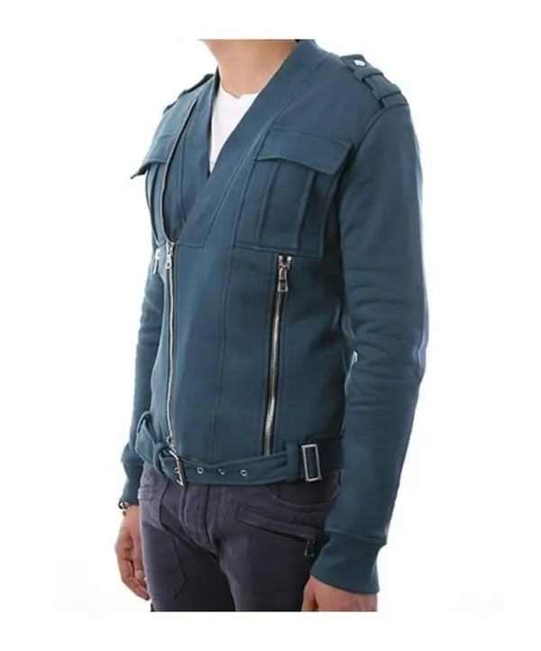 Balmain Zip-up Jersey Jacket