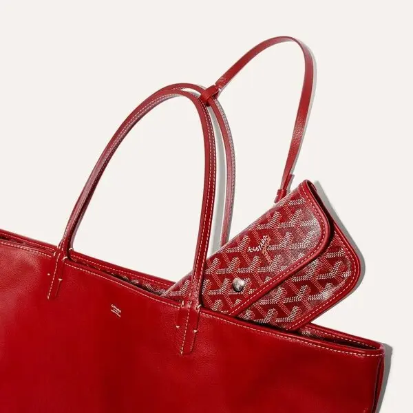 Goyard Patterned Handbag With Top Handles