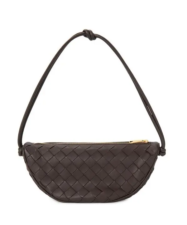 Bottega Veneta Woven Shoulder Bag - Black