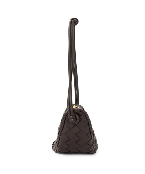 Bottega Veneta Woven Shoulder Bag - Black
