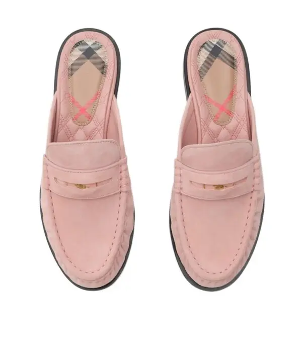 Burberry Leather Cadet Mules