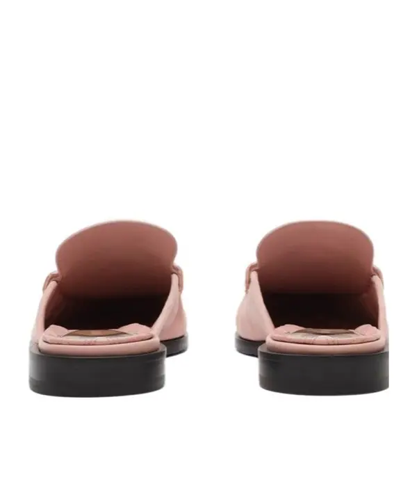 Burberry Leather Cadet Mules