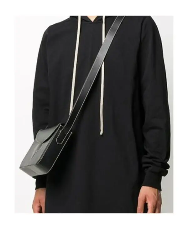 Rick Owens Longline Hoodie - Black