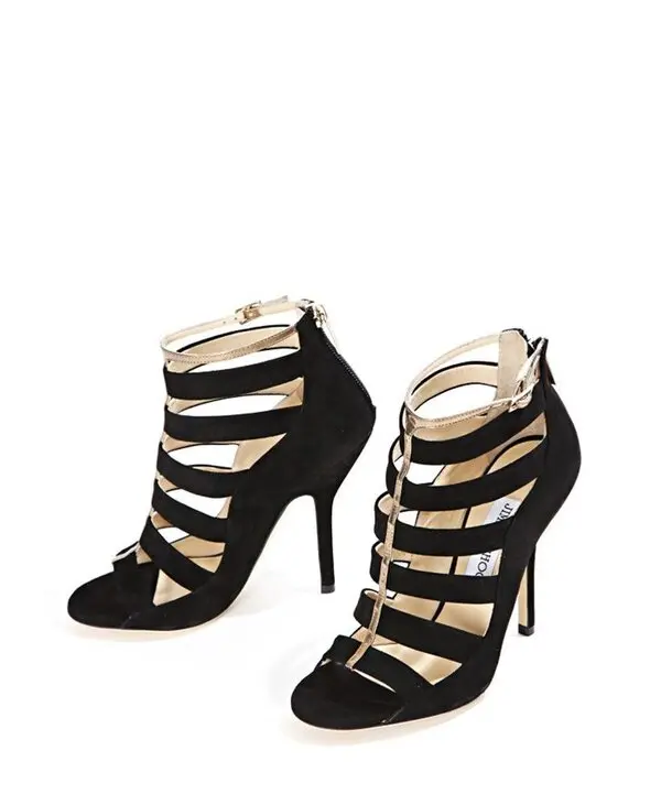 JIMMY CHOO Flame Maitai Stiletto Sandals