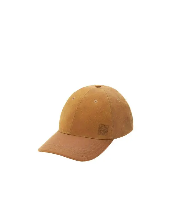 Loewe Waxed Canvas Cap - Beige