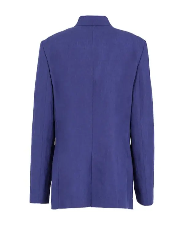 Giorgio Armani Double-breasted Linen Suit Jacket