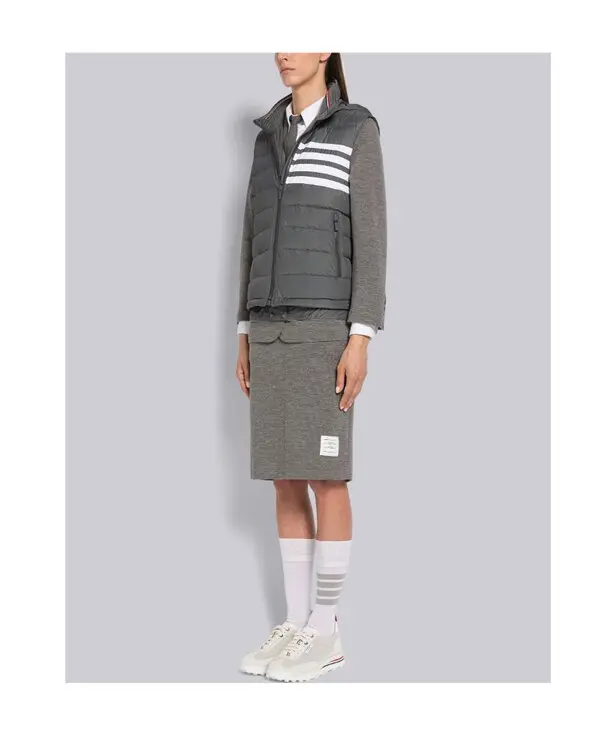Thom Browne Shearling Trimmed Tech Runner Sneakers