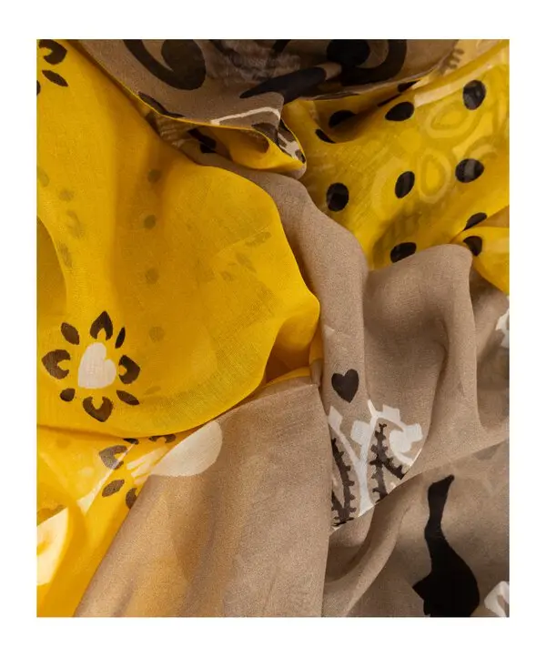 Moschino Printed Scarf