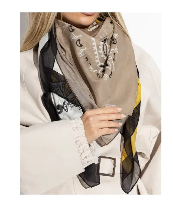Moschino Printed Scarf