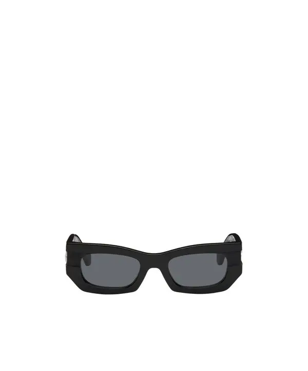 Off-White Belleville Rectangle-frame Sunglasses - Black