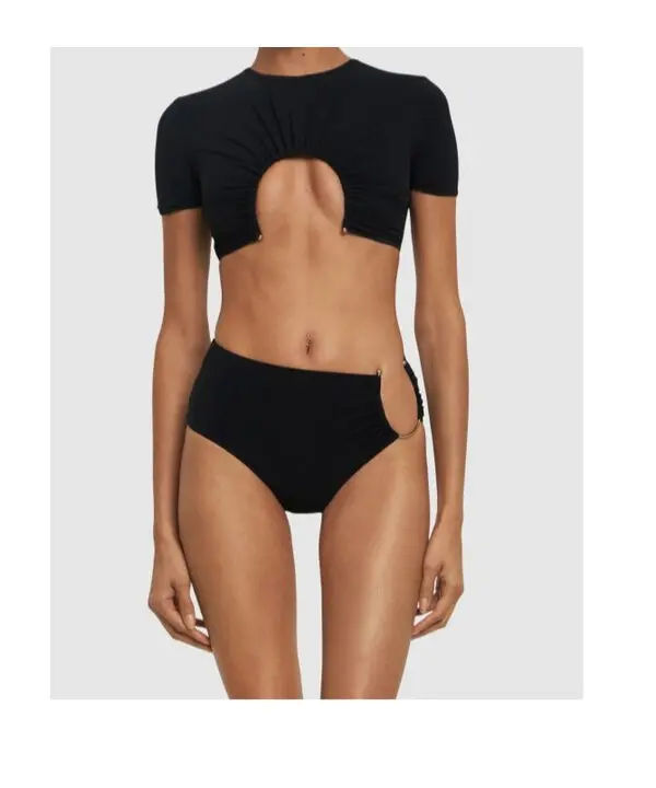 Christopher Esber U-prong Bikini Bottoms - Black