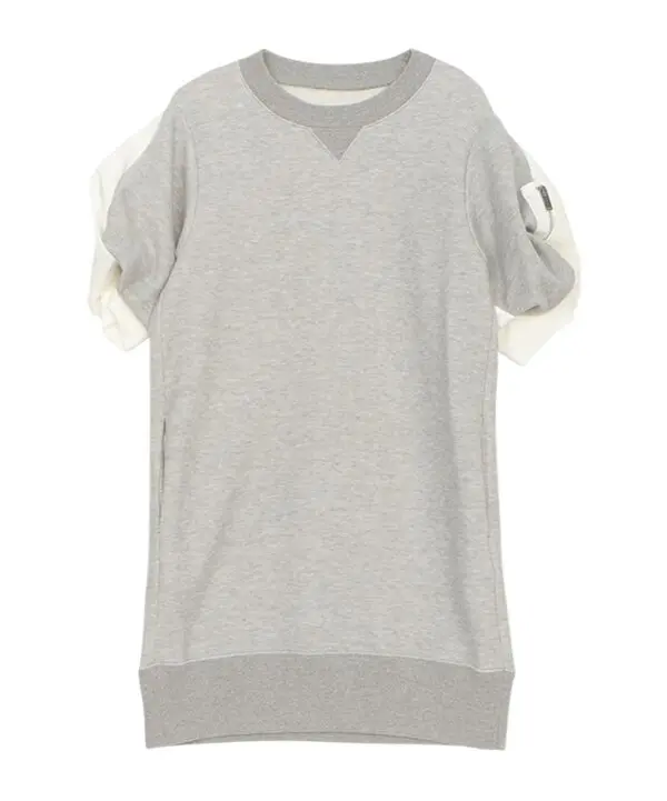 Sacai Panelled Cotton Minidress