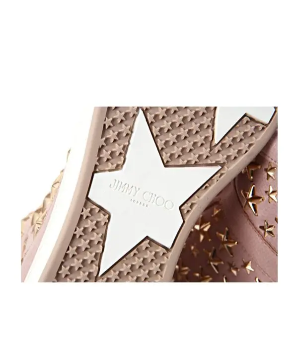 JIMMY CHOO Tokyo High-top Sneakers With Star Appliqu