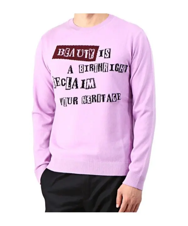 Valentino Garavani Long Sleeve Sweater With Lettering