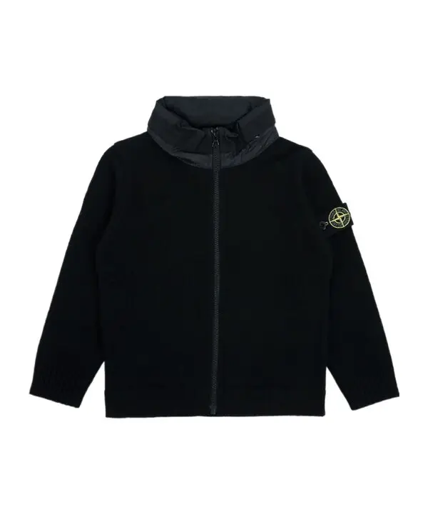 Stone Island Compass-patch Zip-up Cardigan
