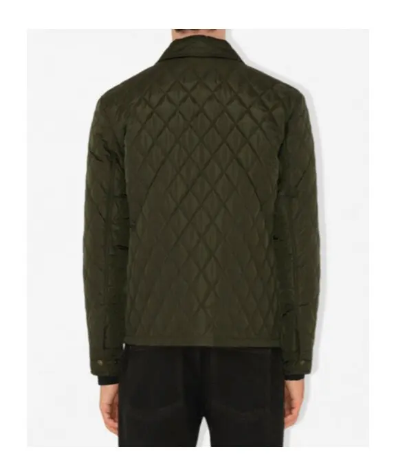 Burberry Long Sleeved Quilted Jacket - Shale