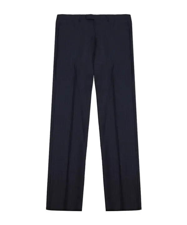 Gucci Tailored Checkered Pants - Navy