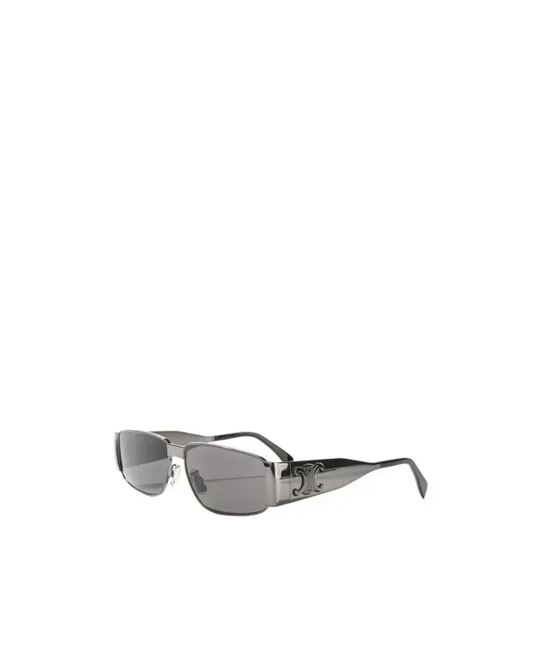 Celine Rectangle Full Rim Sunglasses - Gray