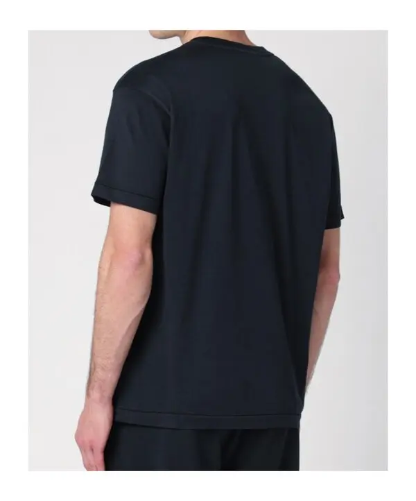 Stone Island Compass-motif Crewneck T-shirt - Blue