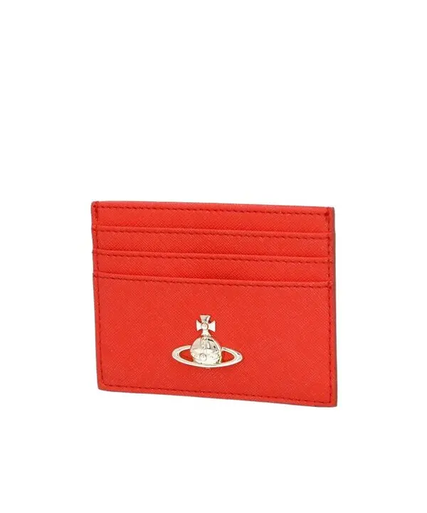 VIVIENNE WESTWOOD Square Card Holder - Orange