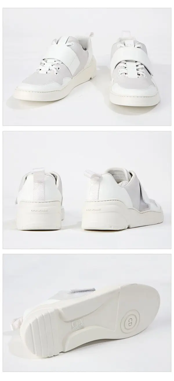 Dior Low Top Sneakers With Lace-up And Printed Logo