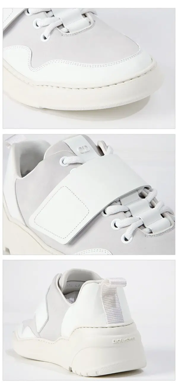 Dior Low Top Sneakers With Lace-up And Printed Logo