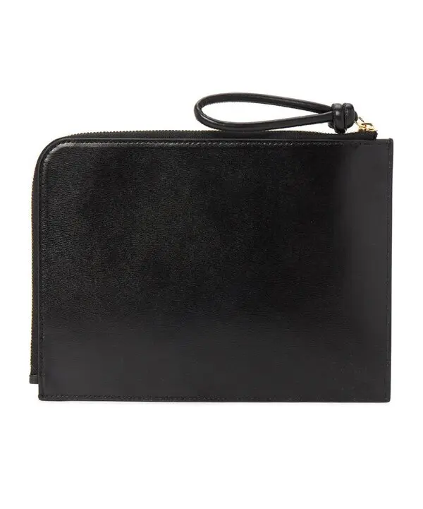 JIL SANDER Leather Envelope Pouch