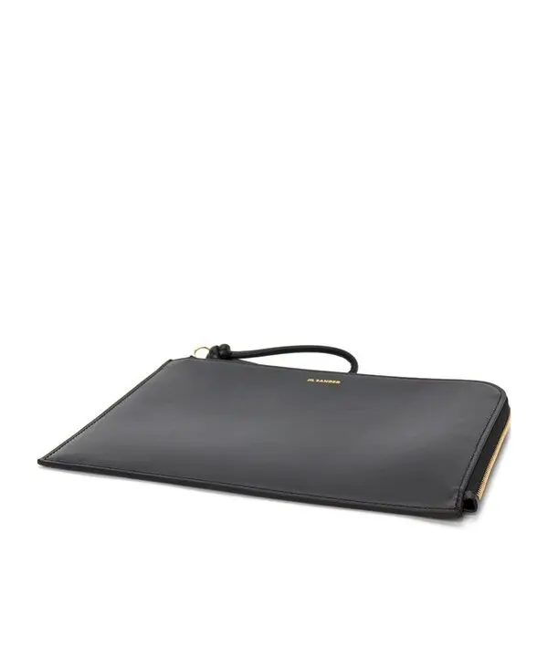 JIL SANDER Leather Envelope Pouch