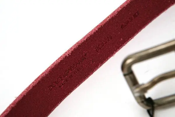 Dolce & Gabbana Leather Buckle Belt