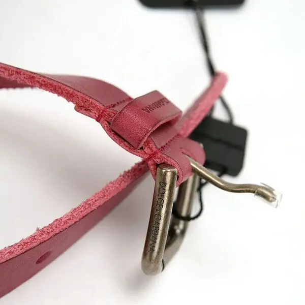 Dolce & Gabbana Leather Buckle Belt