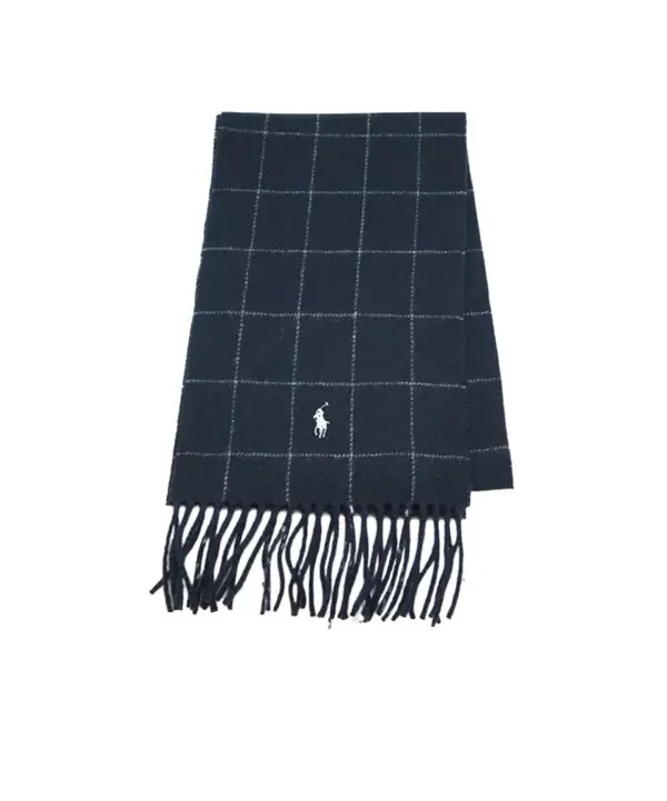 Polo Ralph Lauren Fringed Scarf - Ocean Blue