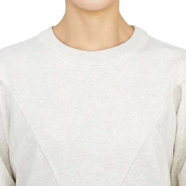 Isabel Marant Étoile Long Sleeve Crewneck Sweatshirt - White