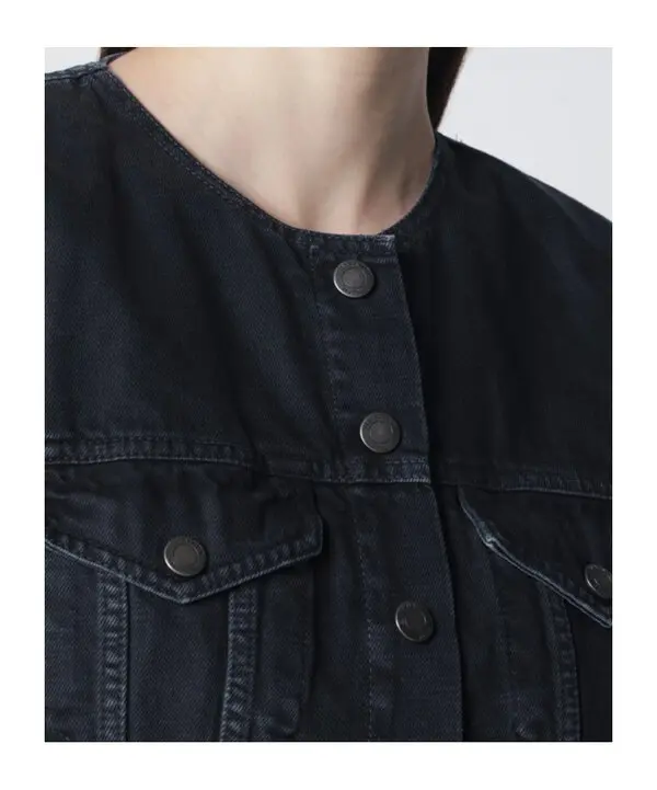 HAIKURE Shirley Bull 44 Buttoned Cropped Jacket