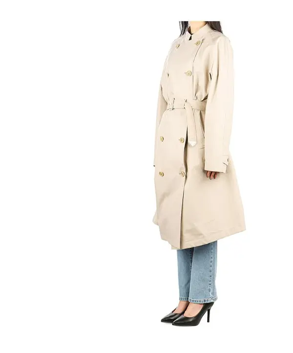 Prada Belted Double-breasted Long-sleeved Jacket