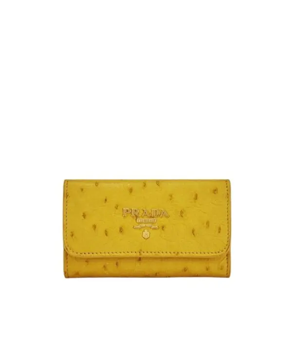 Prada Logo Key Pouch