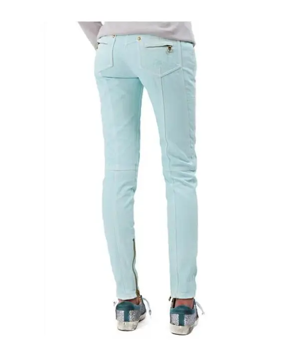 Balmain Metal Zipper Jeans