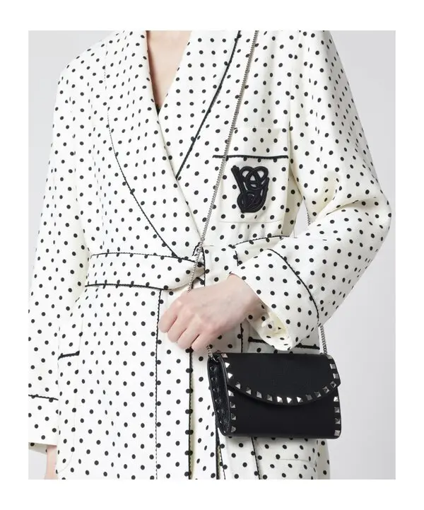 Valentino Garavani Embellished Flap Shoulder Bag