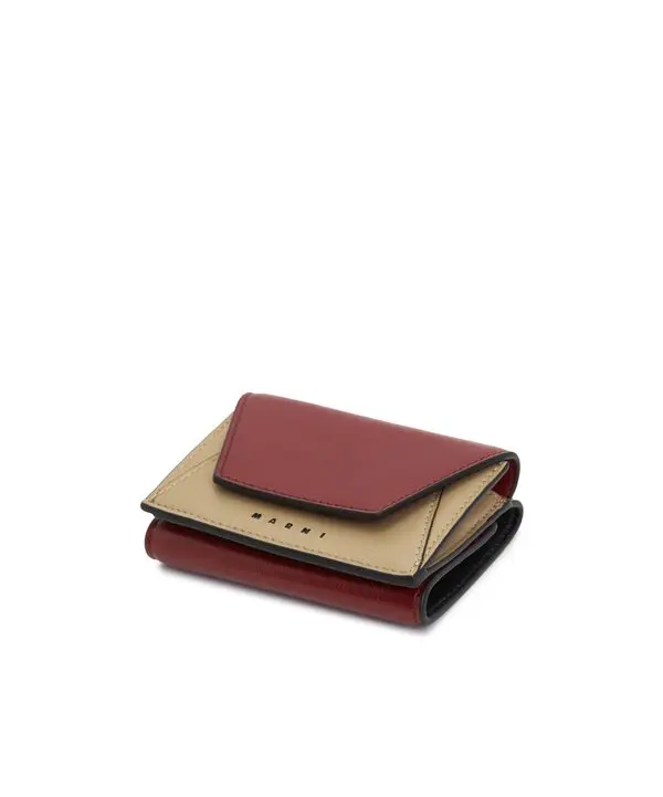 Marni Logo-embossed Envelope Foldover Wallet