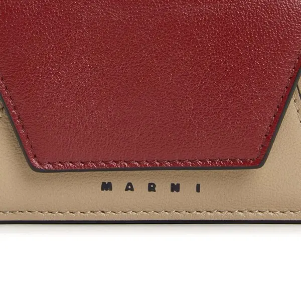Marni Logo-embossed Envelope Foldover Wallet