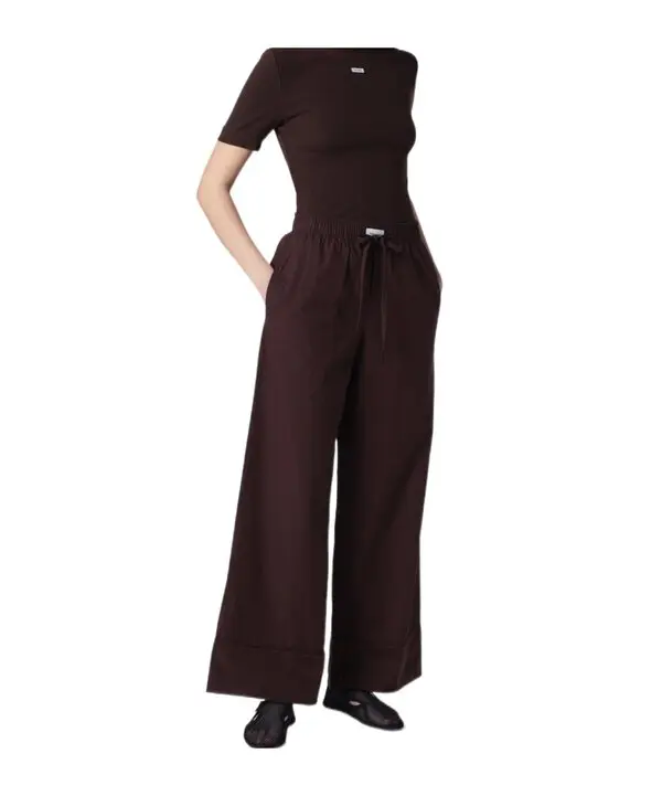 ENTIRE STUDIOS Wide-leg Casual Pants - Brown