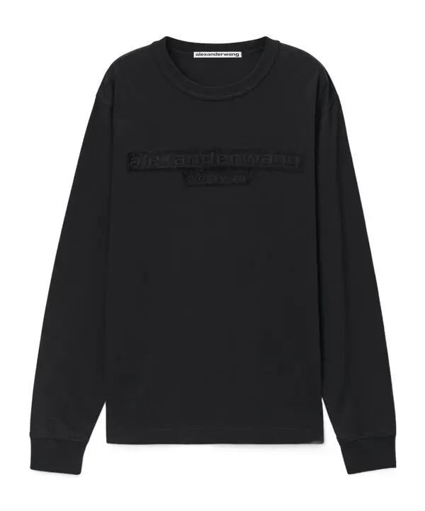Alexander Wang Logo Detail Crewneck Sweatshirt