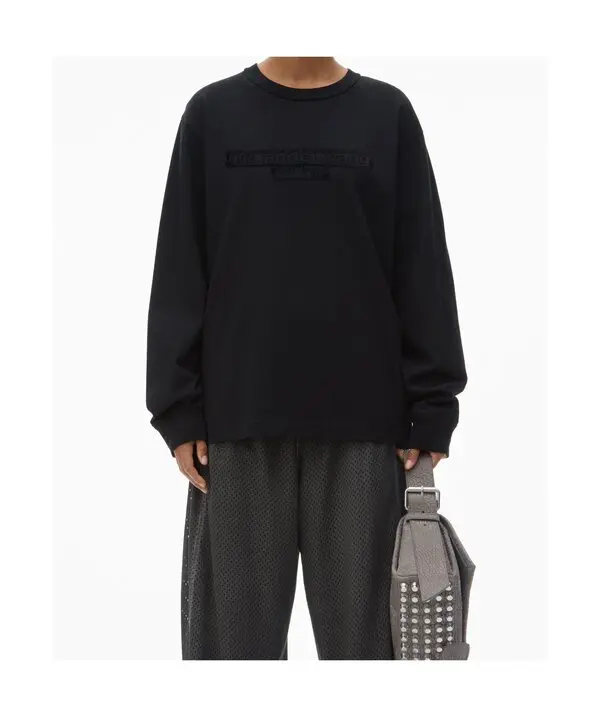 Alexander Wang Logo Detail Crewneck Sweatshirt