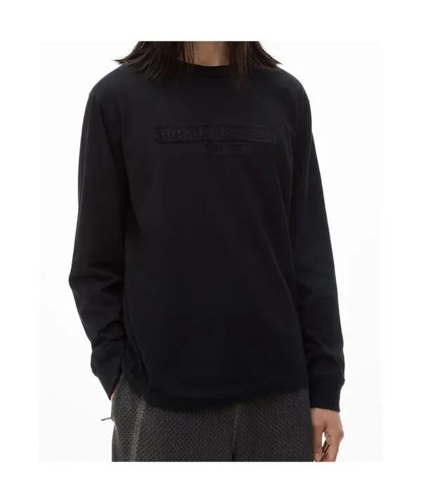 Alexander Wang Logo Detail Crewneck Sweatshirt