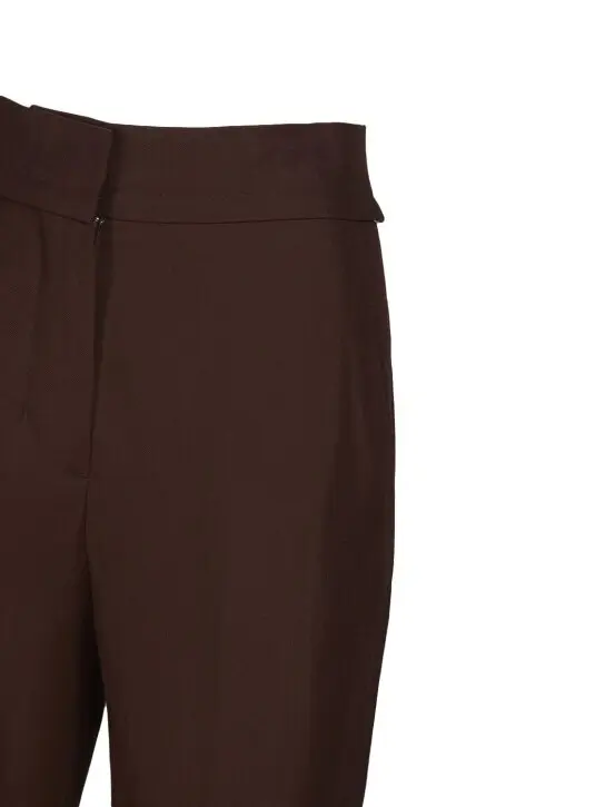 Jacquemus Le Pantalon Tibau Twill Flared Pants