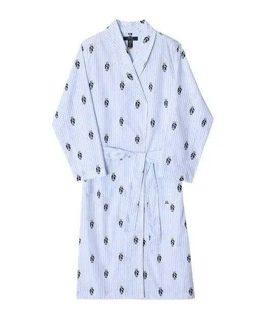 Polo Ralph Lauren Long-sleeved Bathrobe - Blue