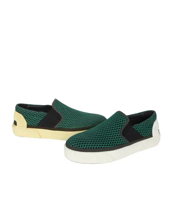 LANVIN Hive Mesh Slip-on Sneakers